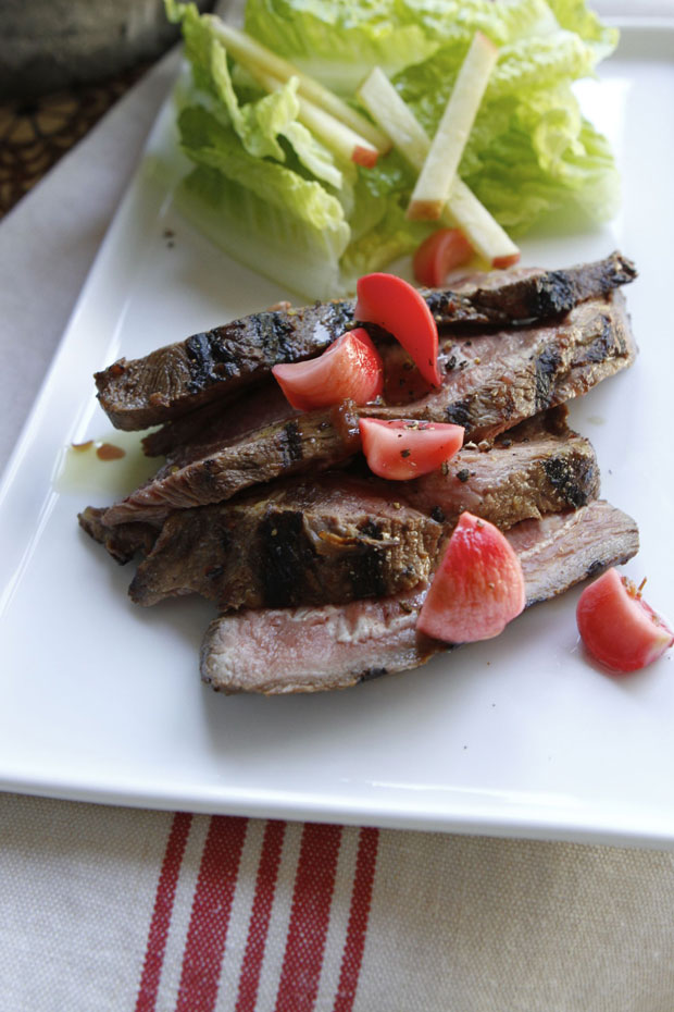 pickled-radishes-with-hanger-steak