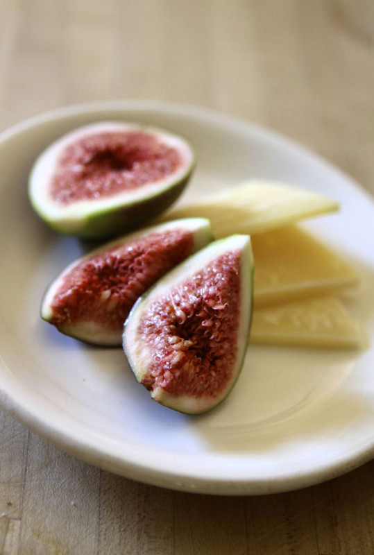 Cheese Course: Figs, Piave Cheese & Honey